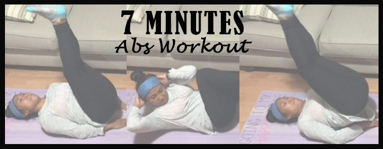 Work Out Your Abs at Home in less than 7 Minutes!